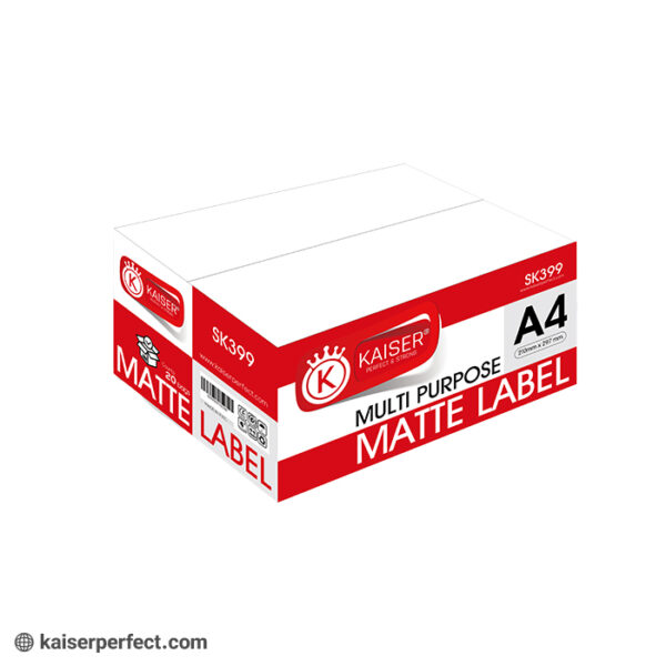 Kaiser 100-Sheet Glossy Labels SK398 - Kaiser Brand Official Website